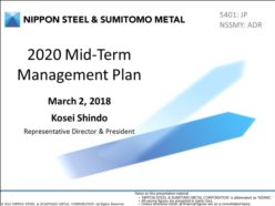 2020 Mid-Term Management Plan